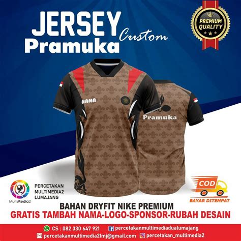 Jual Jersey Pramuka New Custom Shopee Indonesia