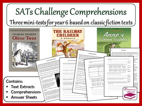 Year 6 Sats Reading Comprehension Fiction Mini Tests Primary Texts English Resources For Ks1