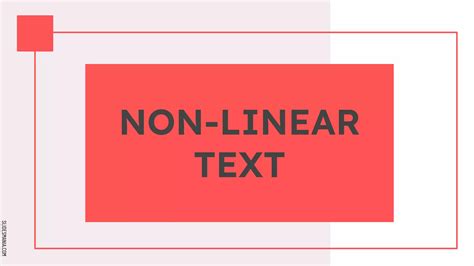 Lesson 9 Linear And Non Linear Textspptx