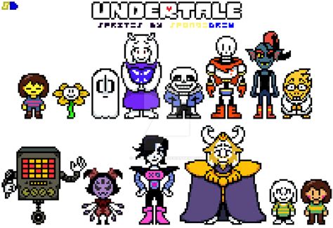 Undertale主要人物overworld像素图 所有sans像素图片 千图网 Kdkbbe