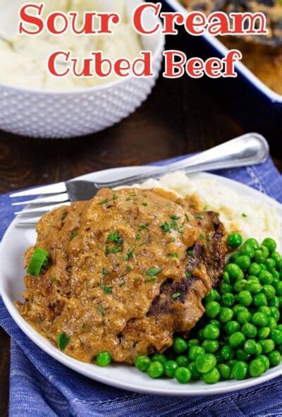 Sour Cream Cubed Beef Spicy Southern Kitchen