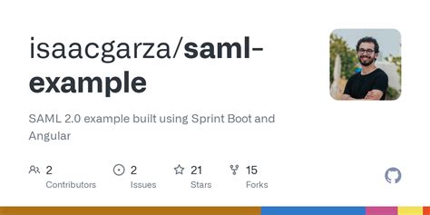 GitHub Isaacgarza Saml Example SAML Example Built Using Sprint Boot And Angular