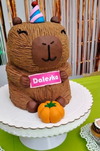 Cómo Hacer El Pastel Capibara Viral De Tiktok Con Un Relleno Cremoso De