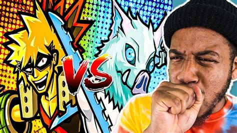 Bakugo Vs Inosuke Rap Battle Reaction Freshykanal Youtube