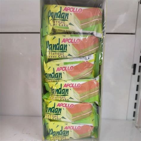 Apollo Pandan Layer Cake 432g 18gx24pkt A3030 Shopee Malaysia