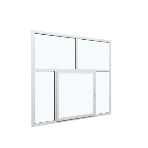 Five Part Window Pvc Size 110x82 Center Section Operable White