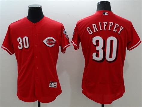 2016 Cincinnati Reds 30 Ken Griffey Red Elite Men Baseball Mlb Jerseys
