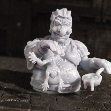 3d Printable Chef Witch By Blackcobraminiatures