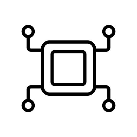 Microarray Analysis Icon Vector Outline Illustration 9962031 Vector Art