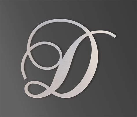 Fancy Calligraphy Letter D