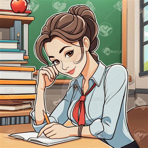 Teacher In The Classroom By Equusfred On Deviantart