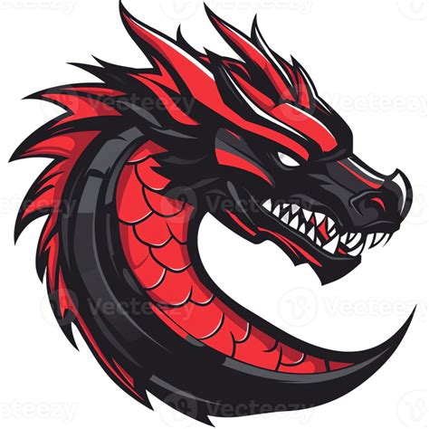 Red And Black Dragon Illustration 65754546 Png