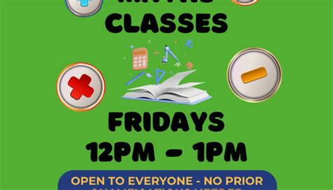 Maths Class Chart Big Local