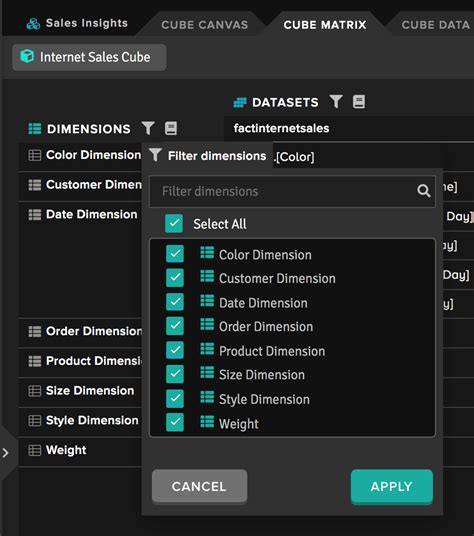 Using The Cube Matrix View Atscale Documentation