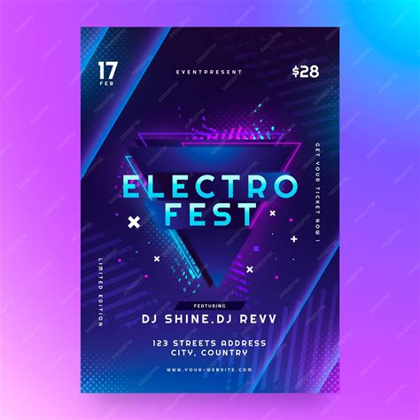 Free Vector Gradient Abstract Flyer Design