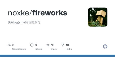 Github Noxke Fireworks Pygame