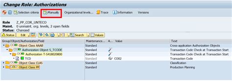 Productionprocess Order Untecorevoke Teco Restr Sap Community