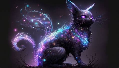Neon Cat Wallpapers 4k Hd Backgrounds On Wallpaperbat