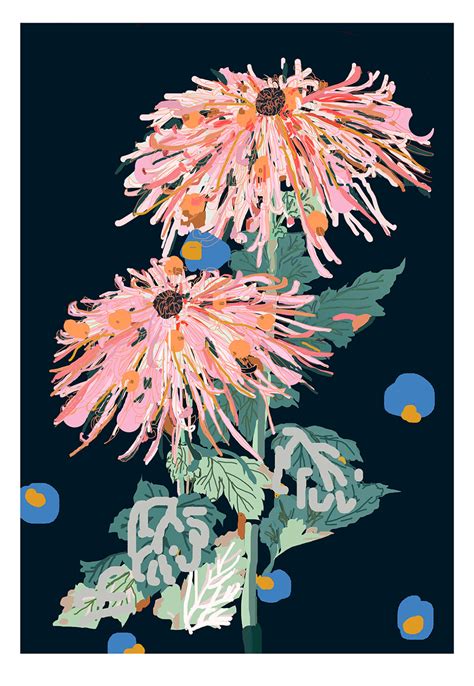 Santiago Paredes — Crisantemo Print