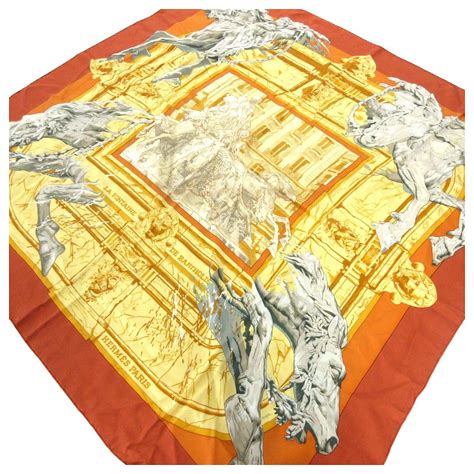 HermÈs CarrÉ 90 Soie Multicolore Ref902671 Joli Closet