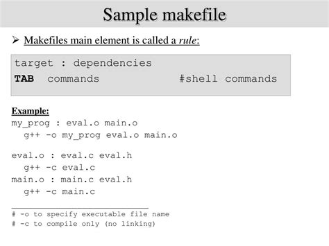 Ppt Makefiles Powerpoint Presentation Free Download Id734202