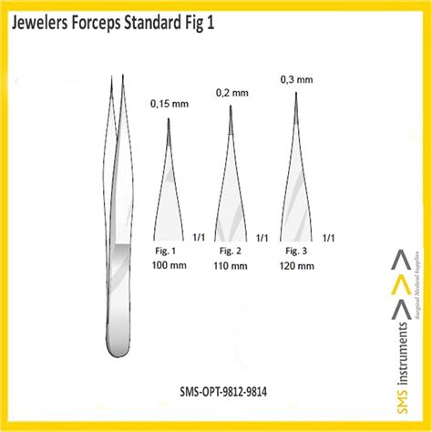 Jewelers Forceps Standard Sms Ophthalmology Instruments Malaysia