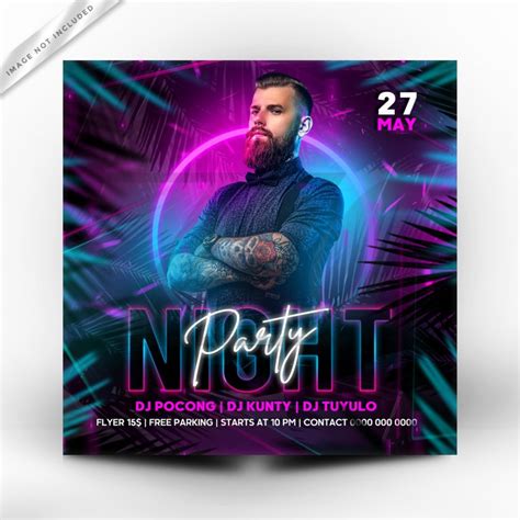 دانلود قالب پست اینستاگرام طرح طرح مرد جوان دیجی دانلود رایگان فایل لایه باز، Psd، وکتور، لوگو