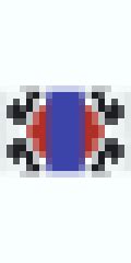 South Korea Flag Minecraft Banner