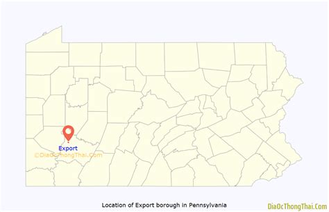 Map Of Export Borough Thong Thai Real