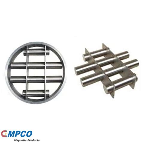 8 Inch Buy Round Magnetic Hopper Grill Separator 1 Layer 4 Bars Mpco