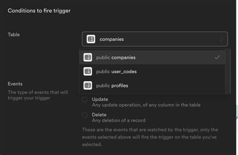 Why Cant I Create A Trigger On Ers Table Rsupabase
