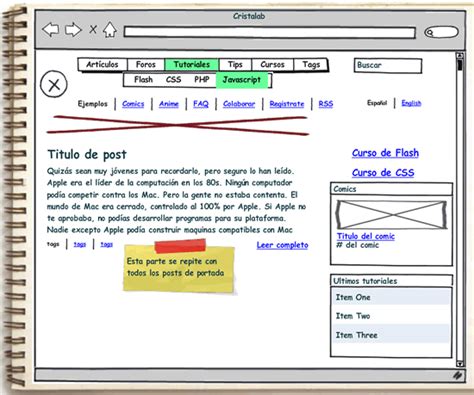 Prototipos Bocetos Y Wireframes Con Balsamiq Mockups