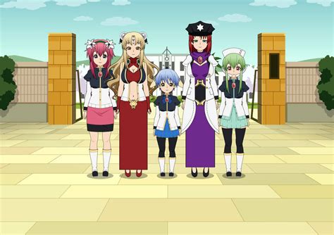 Galaxy Angel Characters By Gunturblakeisback On Deviantart