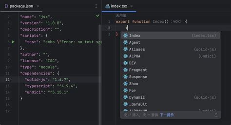 Starting From Version 167 Webstorm Code Hints Appear Abnormal · Issue 1727 · Solidjssolid