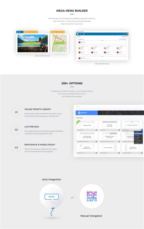 Wordpress Mega Menu Plugin On Behance