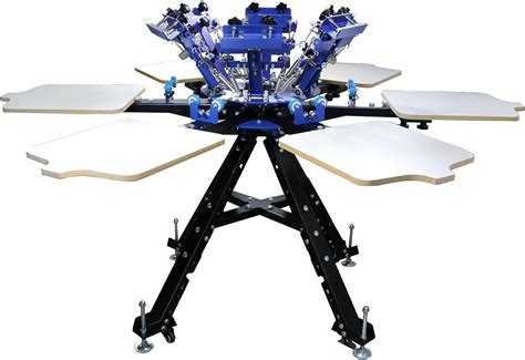 Techtongda Silk Screen Printing Machine 6 Color 6 Station