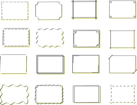 Premium Vector Decorative Frames Ornamental Frame Rectangle