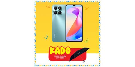 Honor X6a Cyan And Free Honor Umbrella
