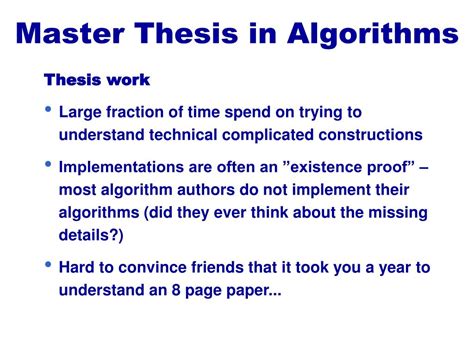 PPT Master Thesis PowerPoint Presentation Free Download ID