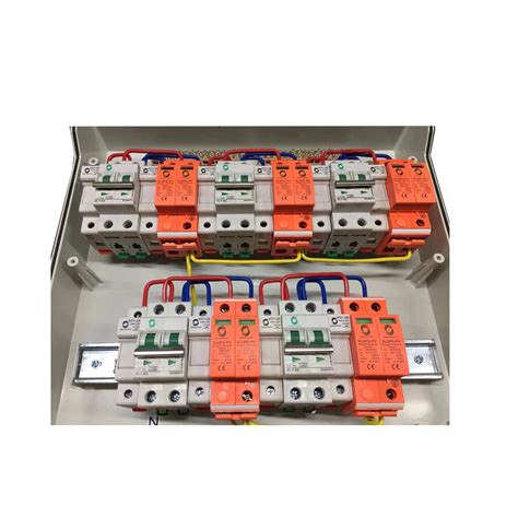 Solar Panel Distribution Junction Boxes Pv Array 5 Strings 5in 5 Out 500v Pv Solar Dc Combiner