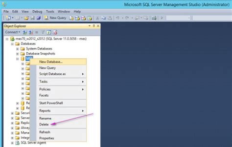 SQL server 如何删除数据库 程序员大本营