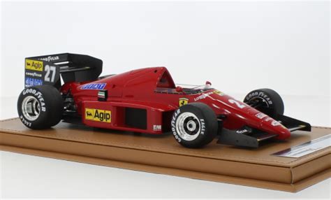 Diecast Model Cars Ferrari F1 1 18 Tecnomodel 86 No 27 Formule 1 Gp Autriche 1986