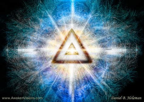 Triangle Matrix 4 By Daniel B Holeman Spiritual Art Galaxy Art