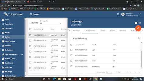 Aravindh K On Linkedin Ymautomation Iot Iotinternship Thingsboard