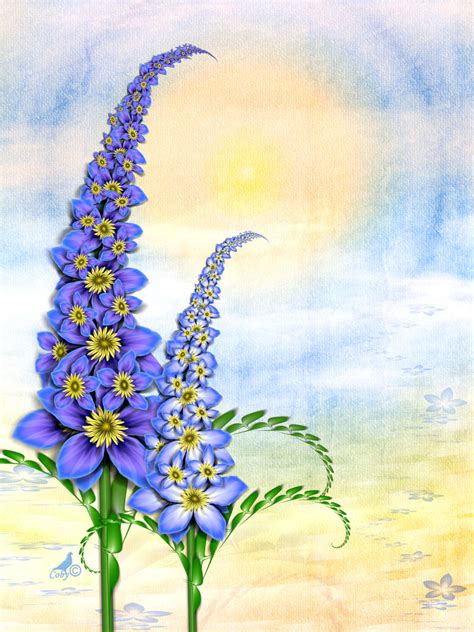 Delphinium By Coby On DeviantART