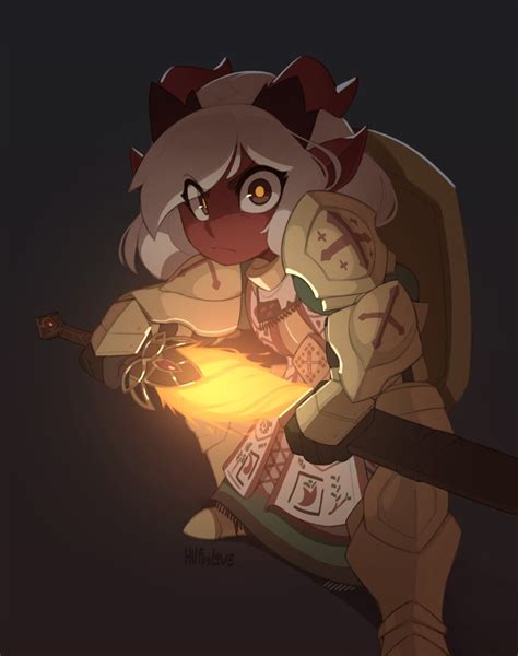 Huffslove Tiefling Original Commentary Commission English