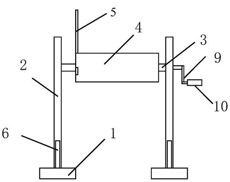 简易式金属板带收卷设备的制作方法