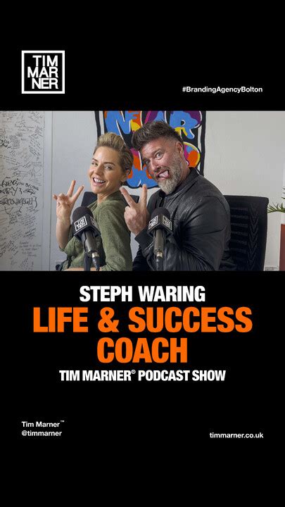 Tim Marner On Linkedin Podcast Timmarnerpodcastshow Stephwaring Actress Lifecoach