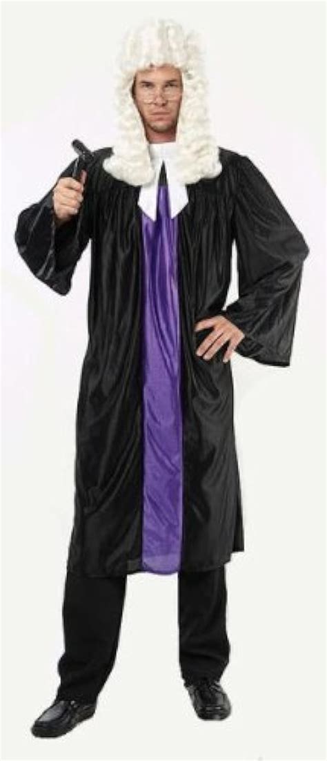 Judge Robe And Collar Fancy Dress Costume One Size Uk Toys