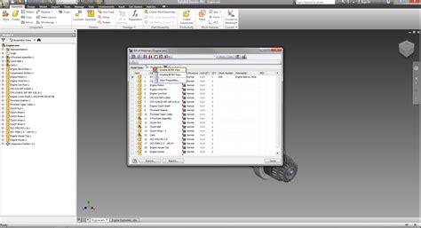 Tutorial Adding Sub Assembly Parts To An Assembly Parts List Grabcad